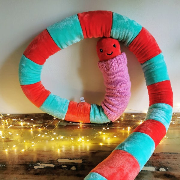 Fun Worm Plush - Etsy