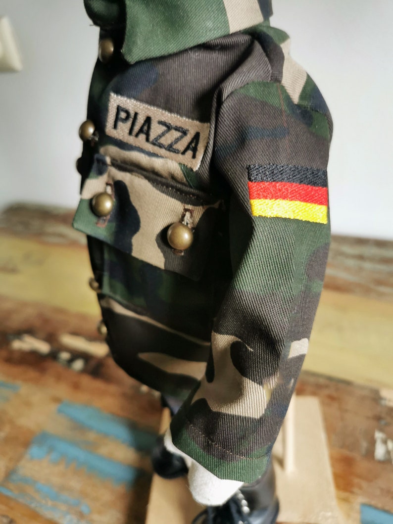 Custom Military Portrait Doll, Personalized Soldier Gift, Mini-me Plush ...