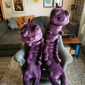 Toji's Worm Replica Plush, Purple Chubby Giant Worm Plush Cosplay ...