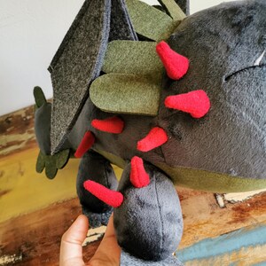 Red Death Dragon Inspired Plushie, How to Train Your Dragon Inspired ...