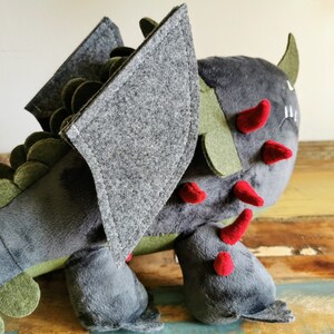 Red Death Dragon Inspired Plushie, How to Train Your Dragon Inspired ...