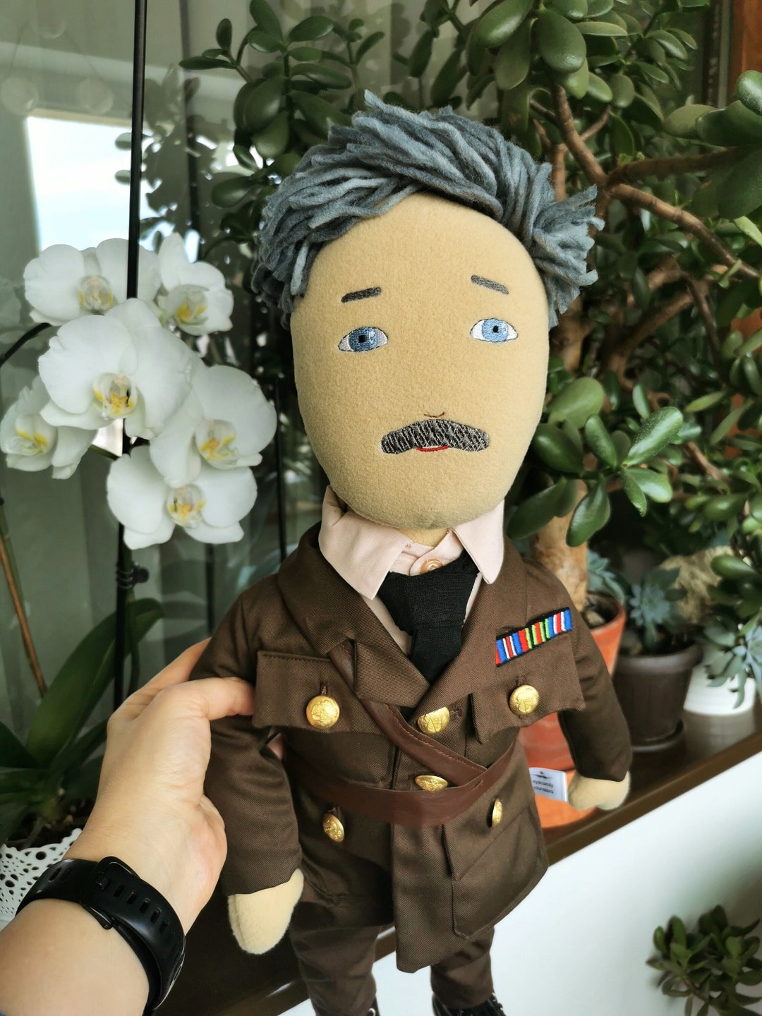 Ghosts BBC Captain James Plush Doll, Military Uniform, Mini-me Soldier ...