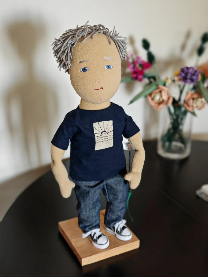 Personalized Portrait Plush Doll – Custom Mini-me Figurine - Etsy