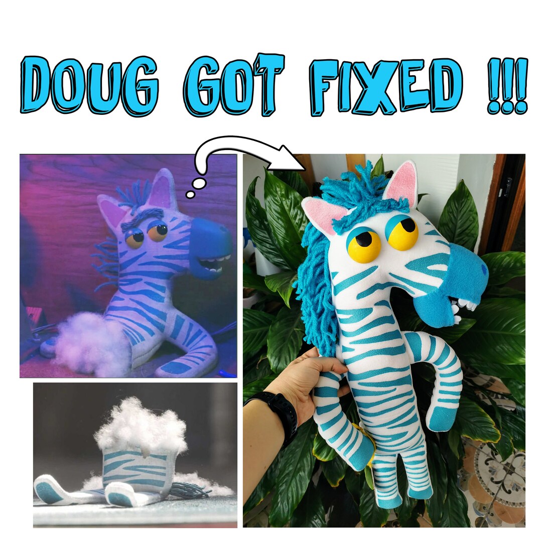 Doug, the Half Ripped Zebra GOT FIXED Based on Toy Story 4, Toy Story ...