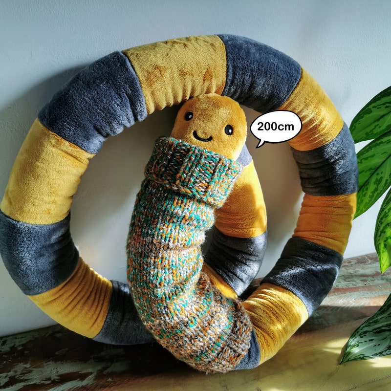 Worm Plush - Etsy