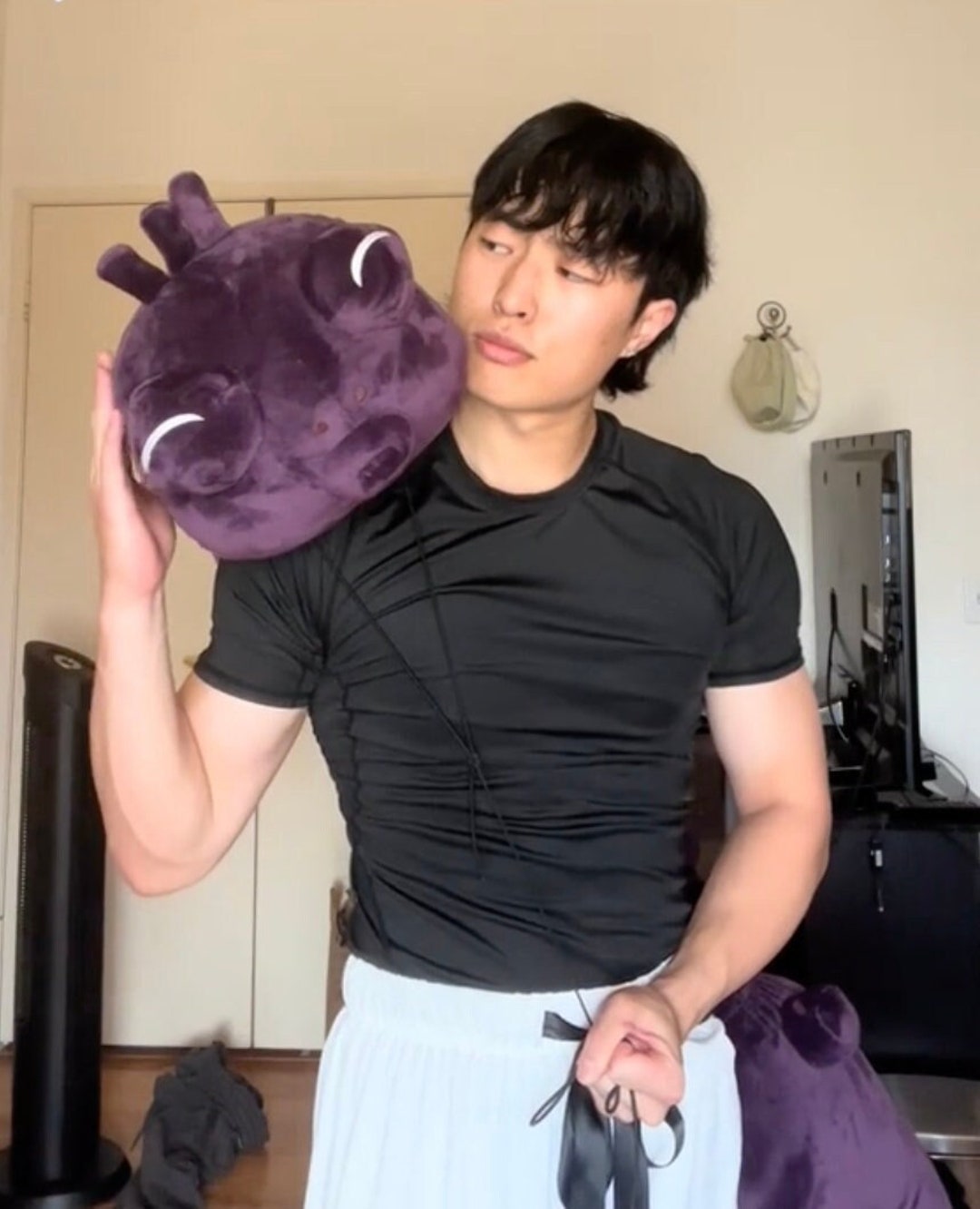 Toji's Worm Replica Plush, Purple Chubby Giant Worm Plush Cosplay ...