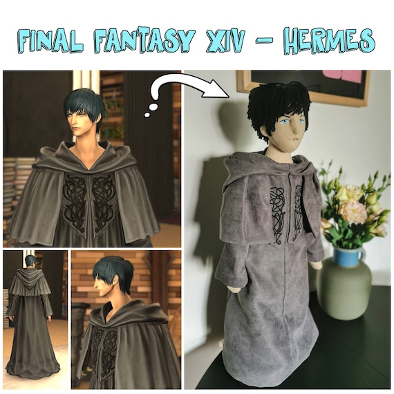 Final Fantasy Hermes Plush FFXIV Replica Doll Custom Plush - Etsy Australia