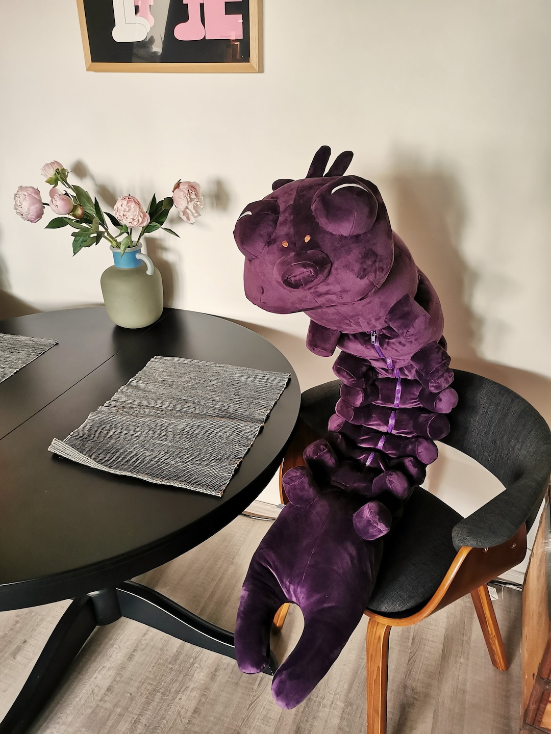 Toji's Worm Replica Plush Zipper Storage Pocket, Jujutsu Kaisen Plush ...