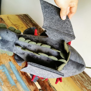Red Death Dragon Inspired Plushie, How to Train Your Dragon Inspired ...