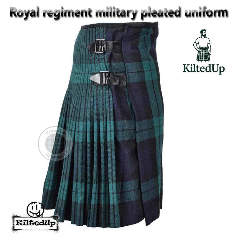 Handmade Original Scottish Army Wool Kilt Tartan Royal Regiment ...