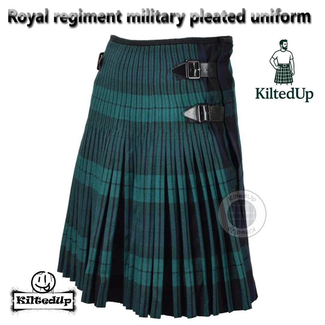 Handmade Original Scottish Army Wool Kilt Tartan Royal Regiment ...