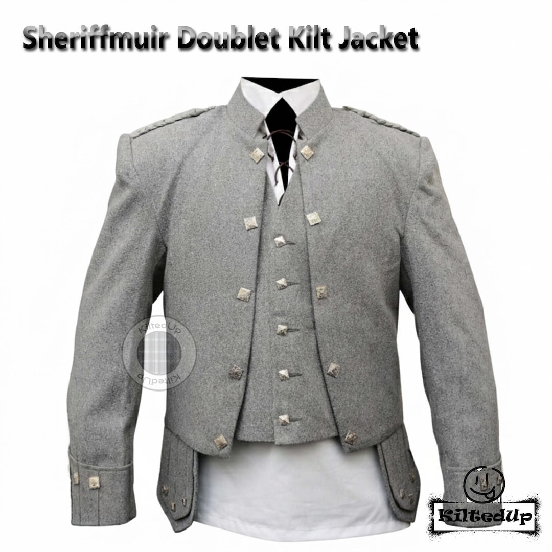 Sheriffmuir Doublet, Kilt Jacket, Scottish Wedding Jacket, Highland ...