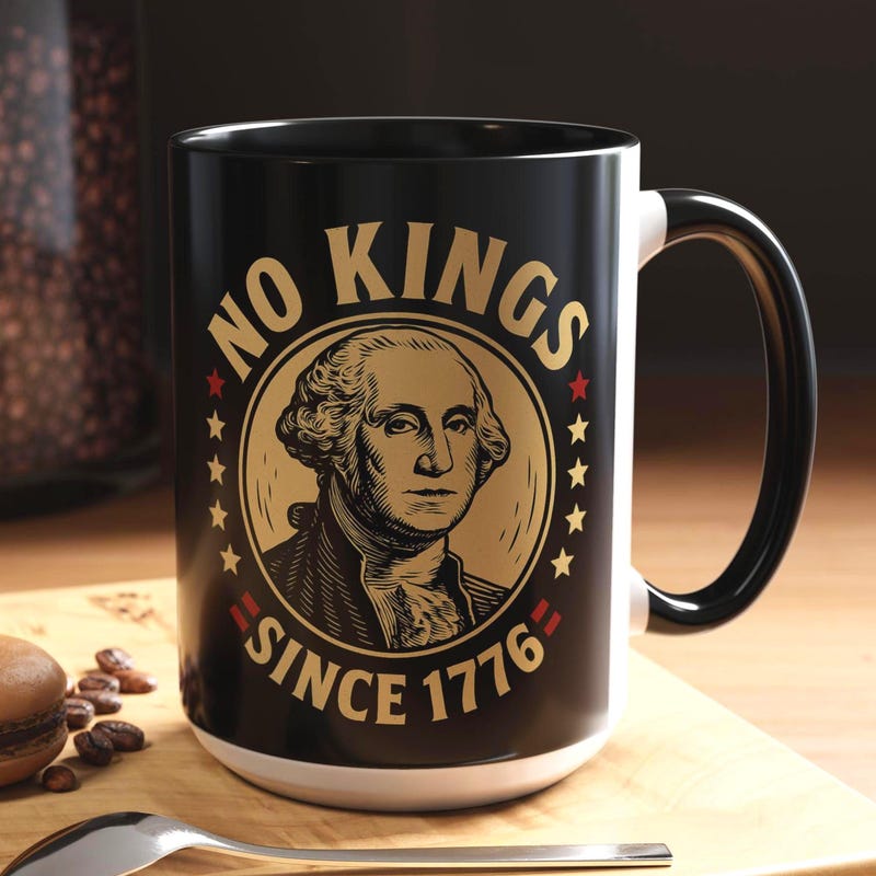 No Kings Coffee Mugs - Etsy