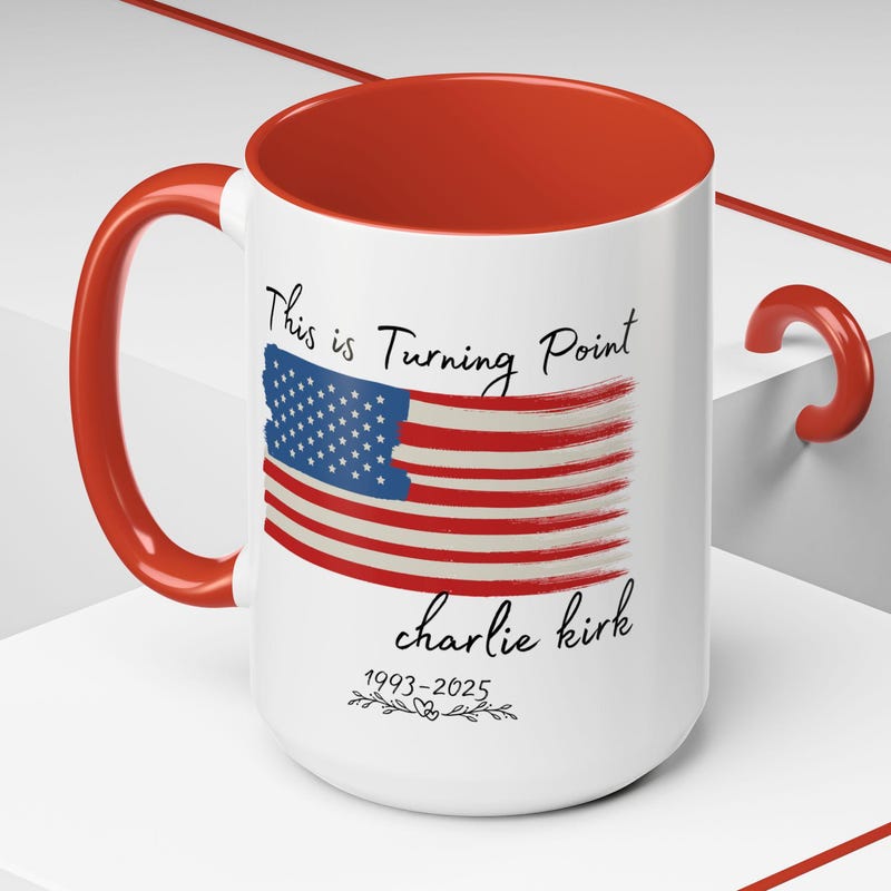 Charlie Kirk Coffee Mug - Etsy