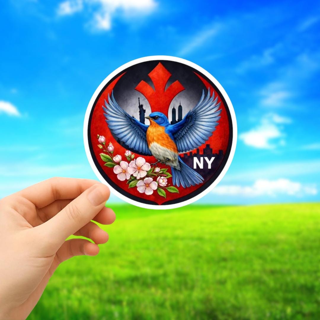 New York Rebel Bird Sticker - Activist Art - Etsy