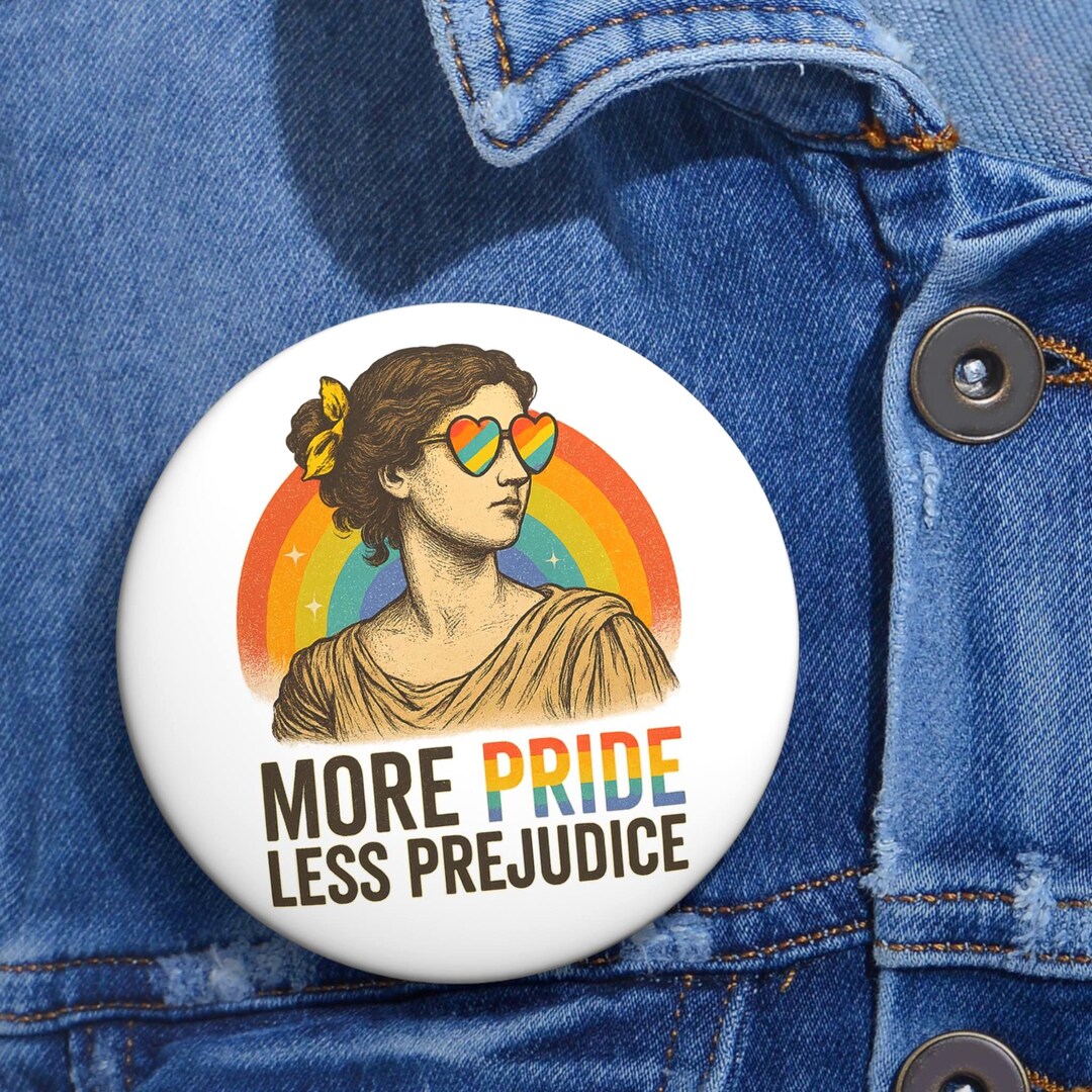 Pride Pin: LGBTQ+ Equality Button - Love is Love Activist Flair - Etsy