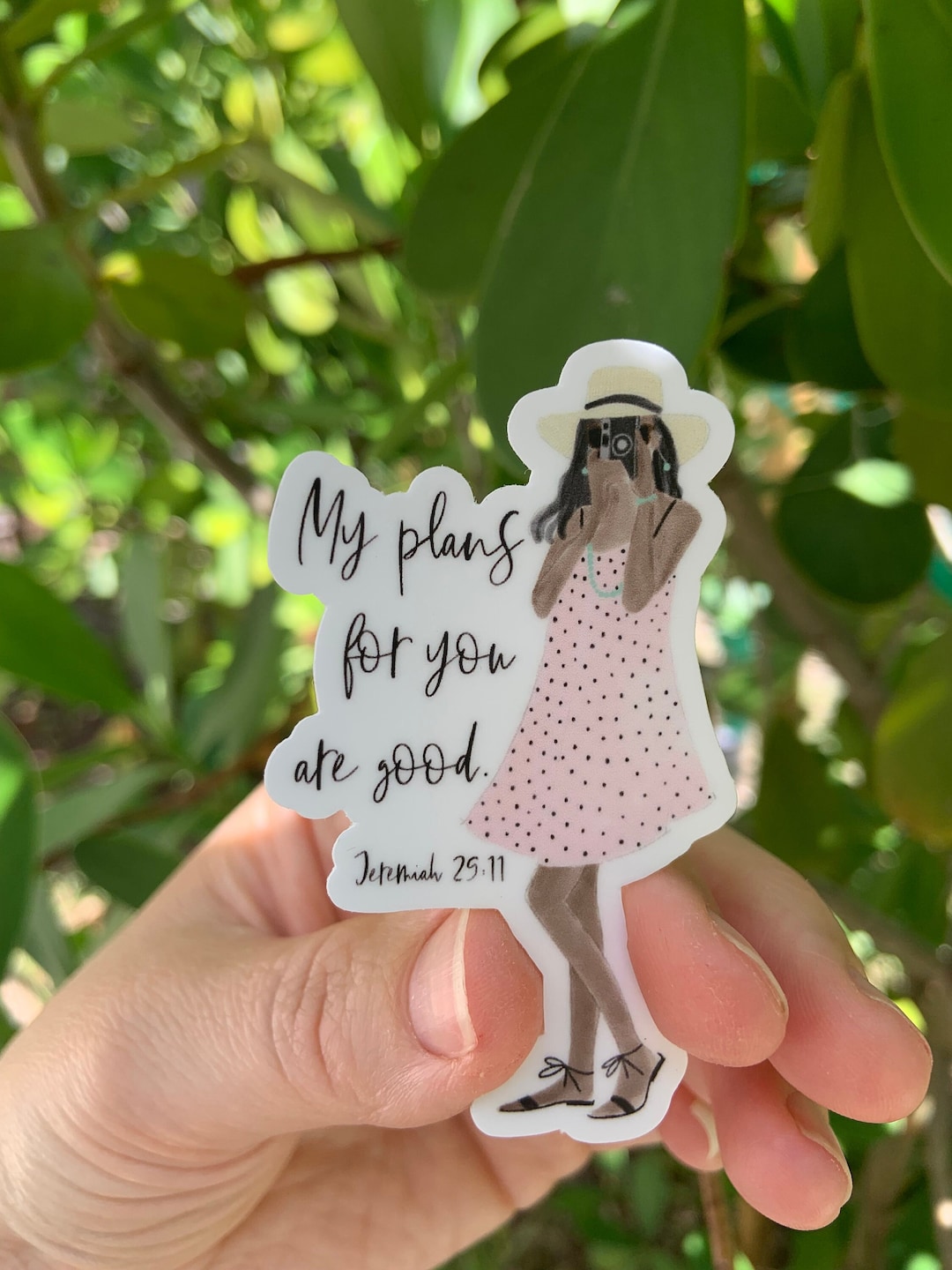 Cute Bible Verse Sticker Girly Photographer Fashion - Etsy