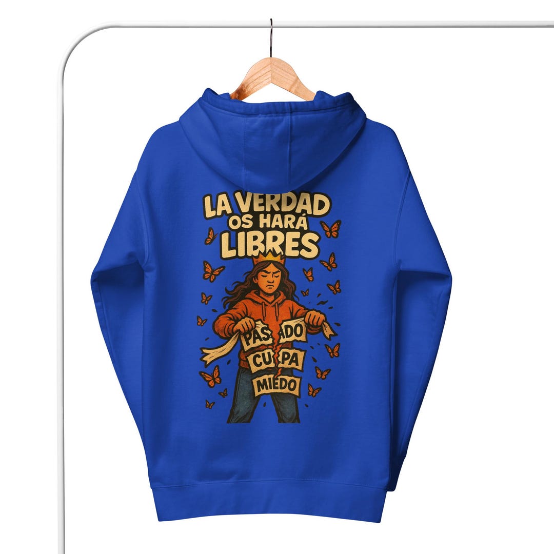 La Verdad Nos Hará Libres Hoodie • Bible Verse in Spanish • Regalo Para ...
