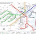 Boston - Map - Metro Map - Print - Poster - MTA - Etsy