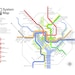 Washington DC Map - Metro Map - Print - Poster - Etsy