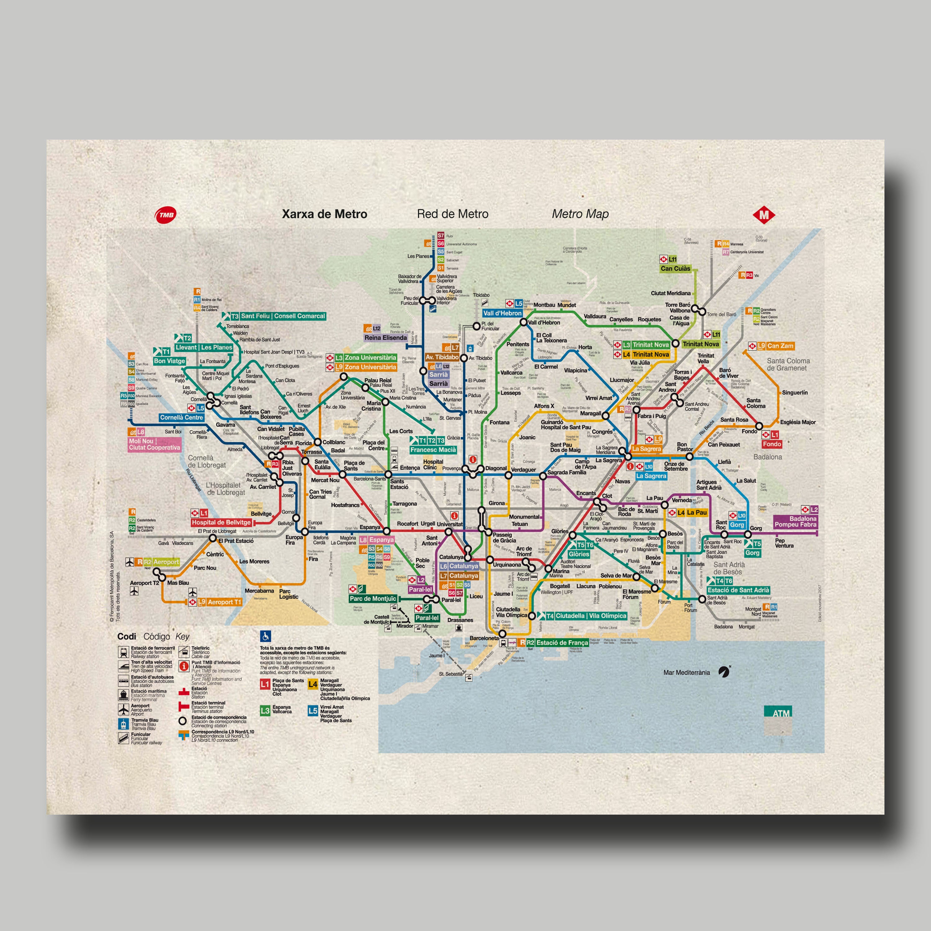 Barcelona Transit Map Barcelona Metro Map | EuroCheapo's Budget Travel