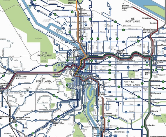 Portland Metro Map