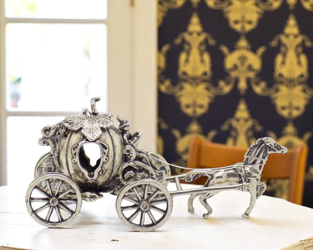 Vintage Italian Handmade Genuine Silver .800 LARGE Cinderella Princess ...