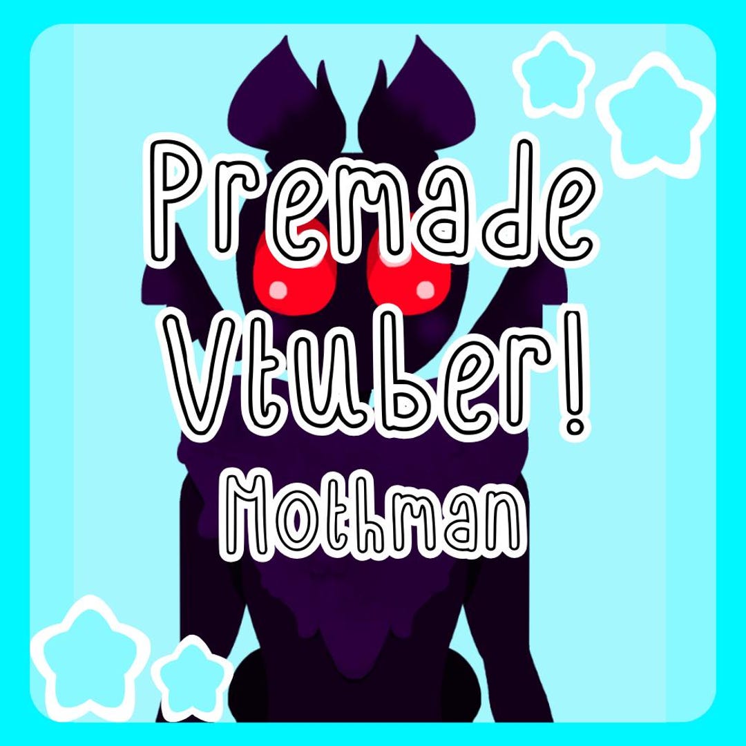 Premade Vtuber! Mothman! (fully Rigged With Expressions) - Etsy