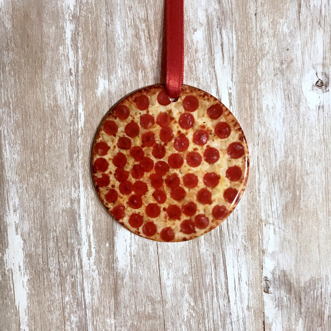 Pepperoni Pizza Ornament Personalized | Delivery Driver | Food Car ...