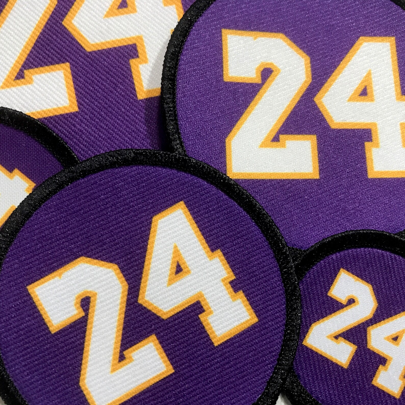 Purple and Gold Basketball Jersey Tribute Patch Coach Gift | Etsy