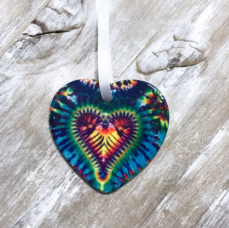 Peace Sign Tie Dye Hippy Dippy Ornament Custom Hippie - Etsy