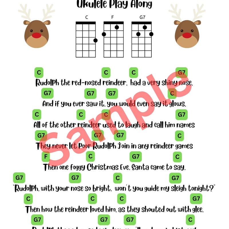 Ukulele Chords - Etsy