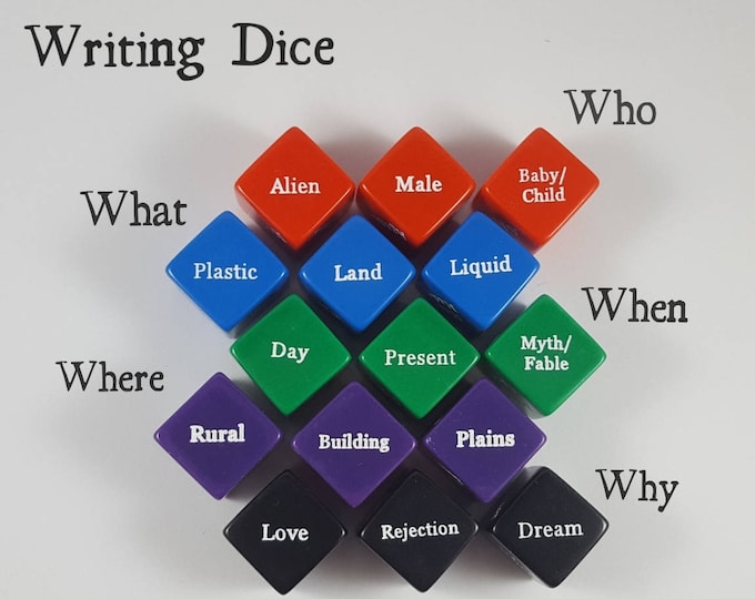 Writing Dice Nanowrimo Writing Prompts Creative Writing - Etsy