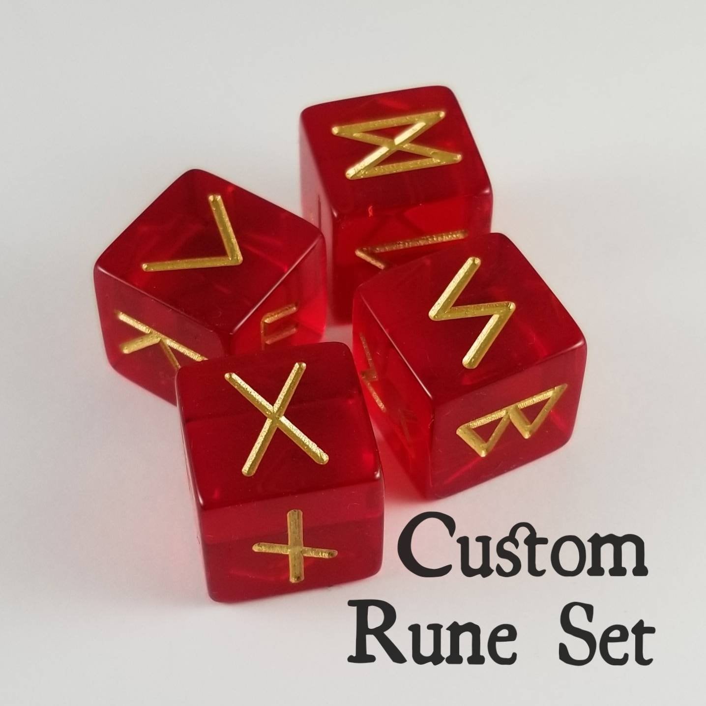 Custom Rune Set / Futhark Rune Dice / Divination - Etsy