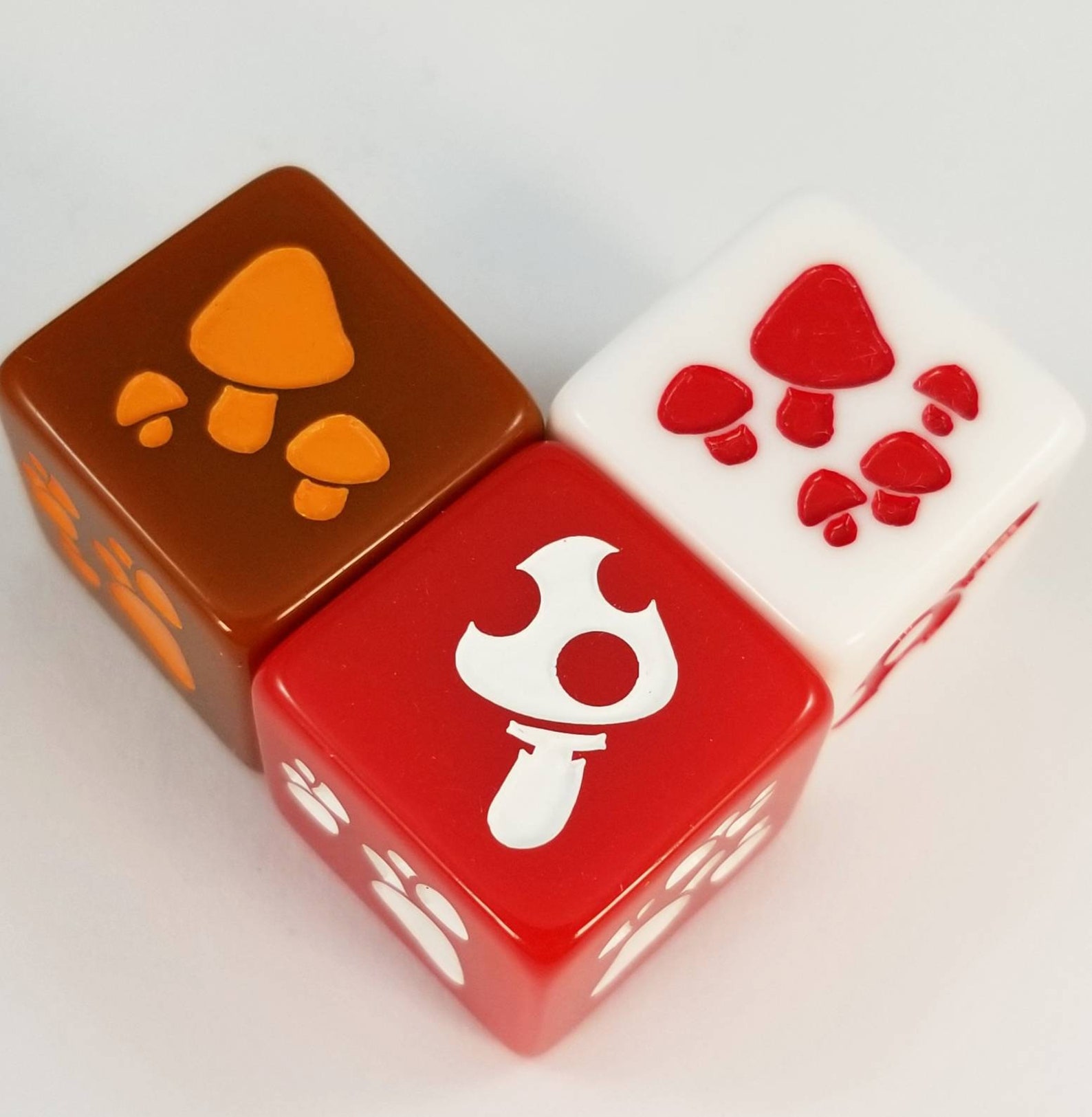 Mushroom Dice / Set of 2 / D6 - RPG, D&D, Mycology - Etsy