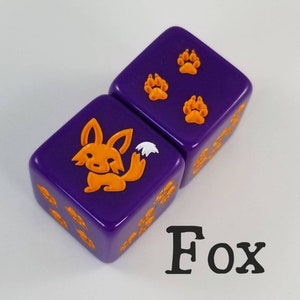 Animal Dice Dice sets of Two Four or Six Mix and Match | Etsy
