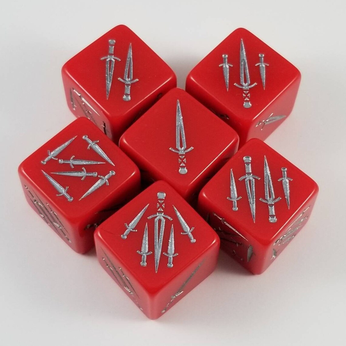 Dagger Dice / Set of 2 / D6 RPG Rogue Class - Etsy