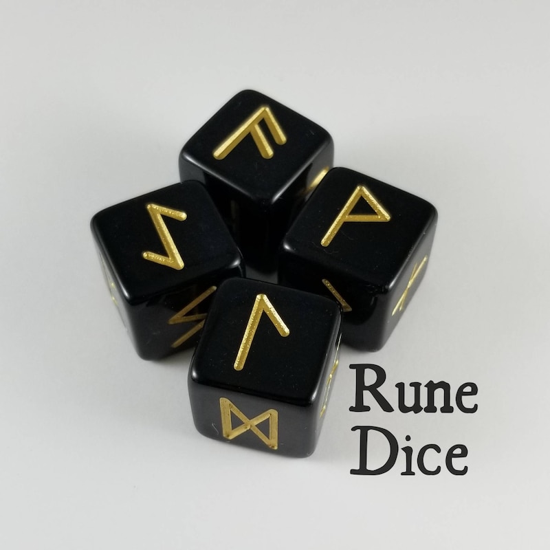 Rune Dice - Etsy