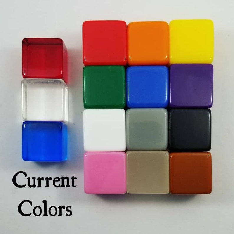 Custom Dice / One D6 /Text on All Six Sides / Numbers and | Etsy