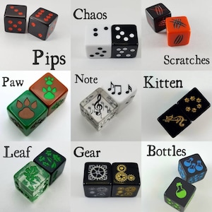 One Custom Dice With Your Choice of Pips - Personalized D6 - Engraved ...