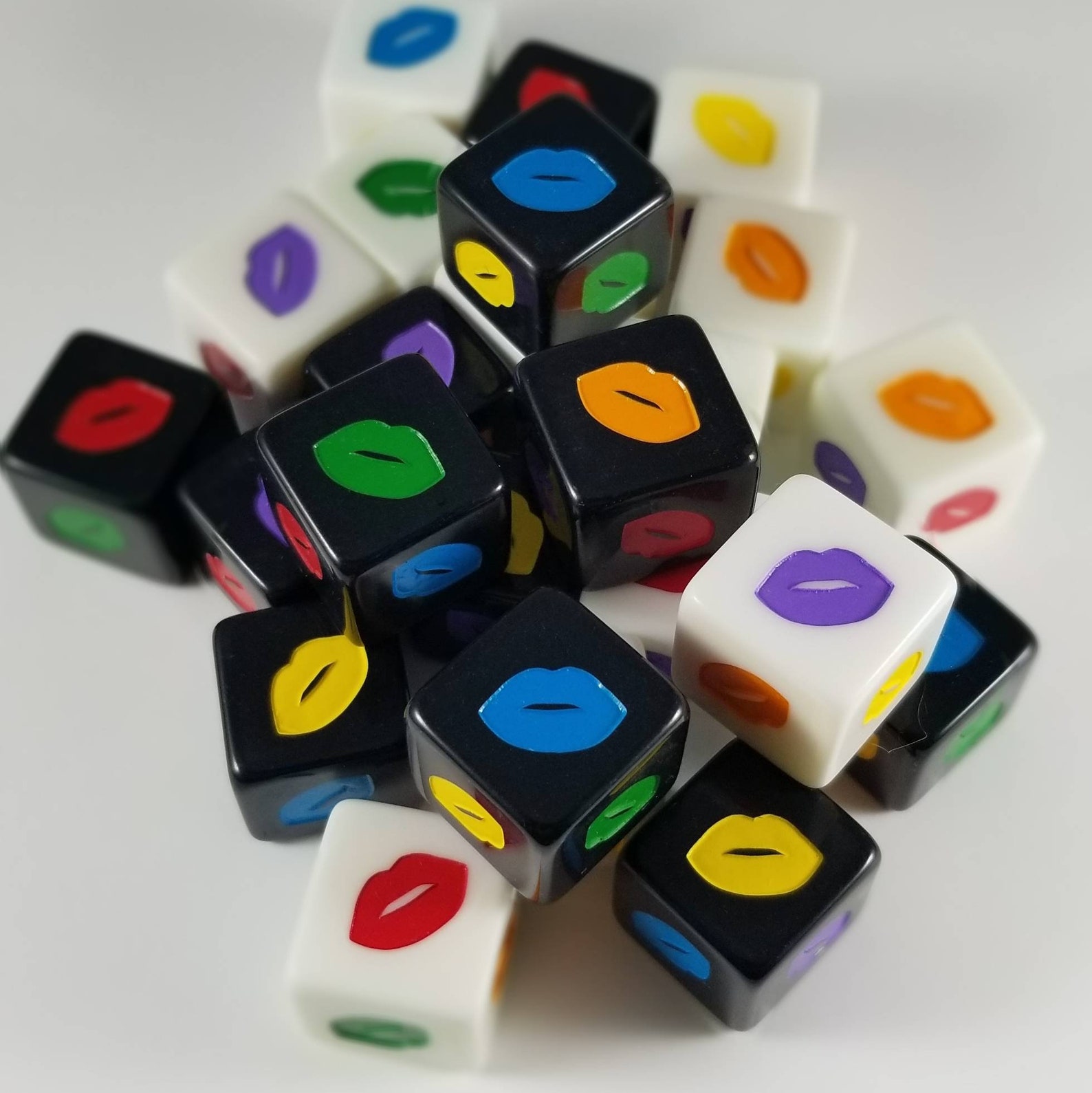 25 Custom Dice With Free Artwork Prep / All Six Sides / - Etsy