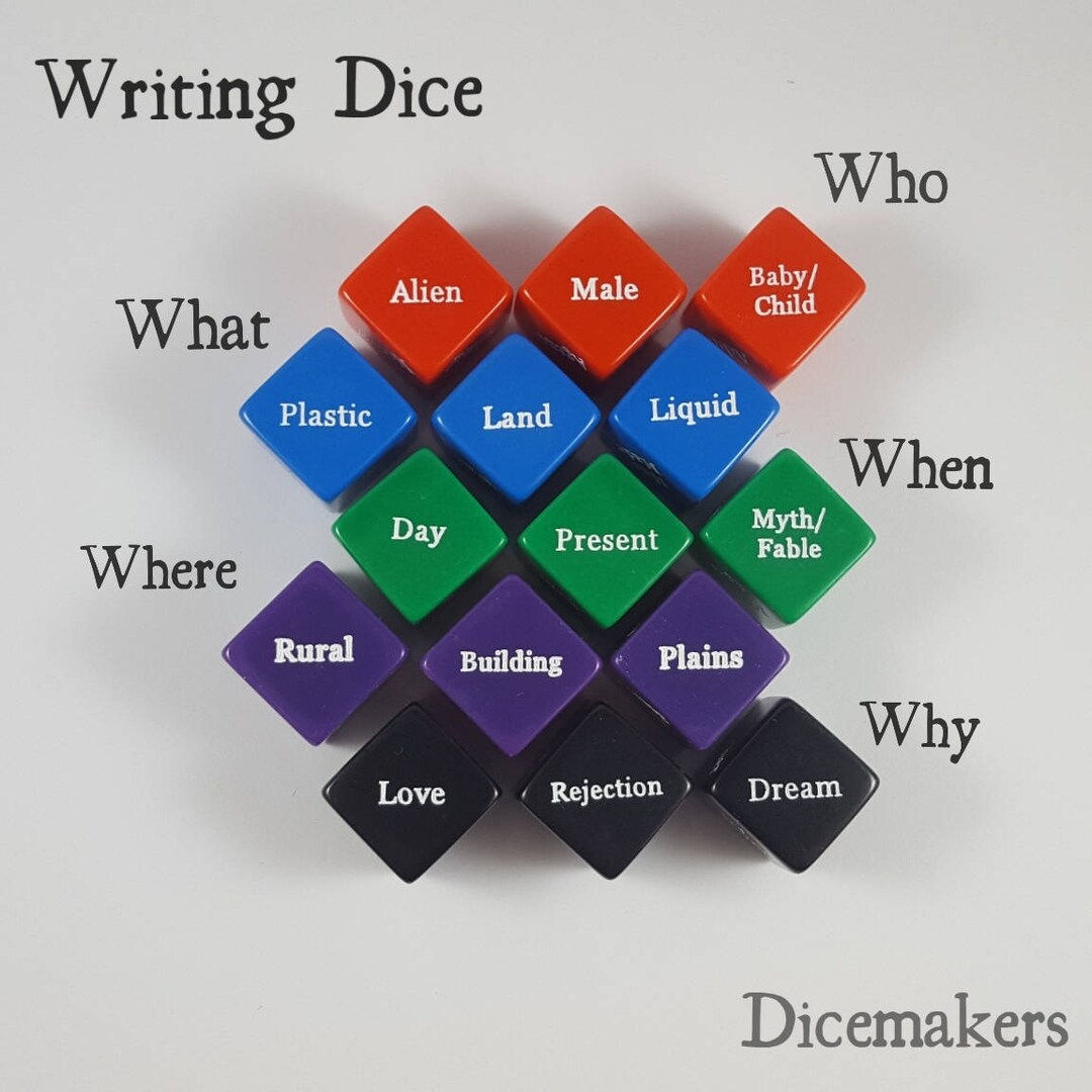 Writing Dice - Nanowrimo, Writing Prompts, Creative Writing ...