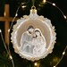 Personalized Holy Family Acrylic Christmas Ornament: Religious Gift - Etsy