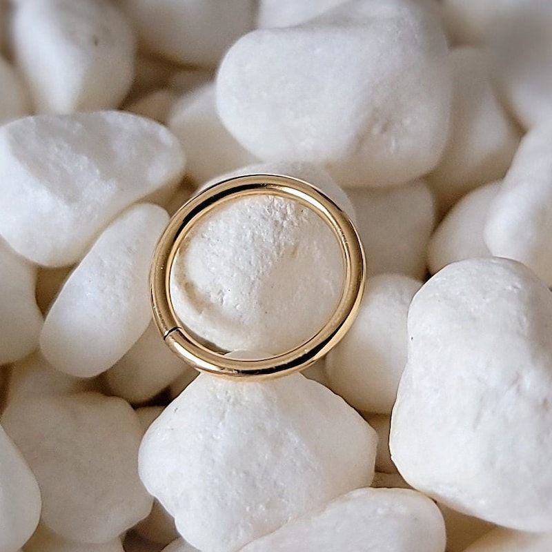 Gold Nose Rings Real Gold - Etsy