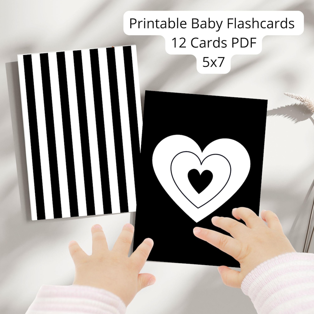 High Contrast Baby Flash Cards: Newborn Visual Stimulation (PDF ...