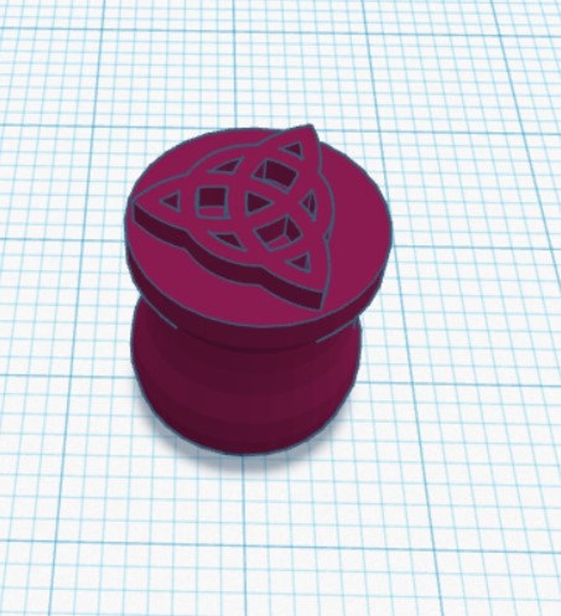 3D Printable File, Instant Download, 5 Irish Stamps Claddagh, Triquetra ...