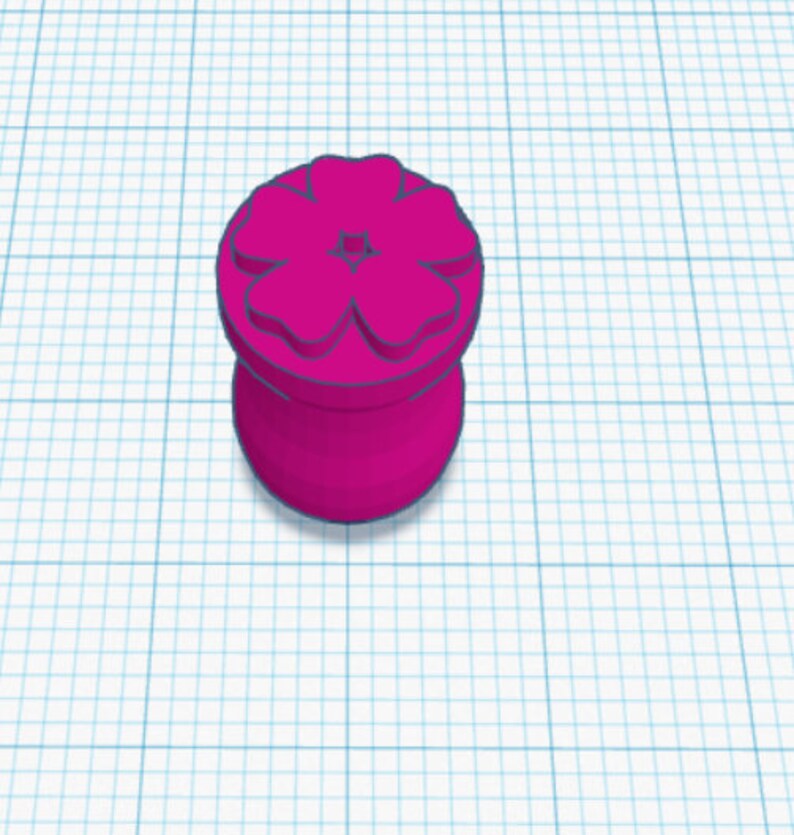 3D Printing File Four Flower Stamps - Etsy