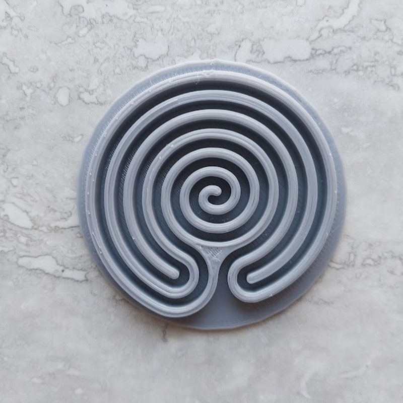 Labyrinth Stamp - Etsy