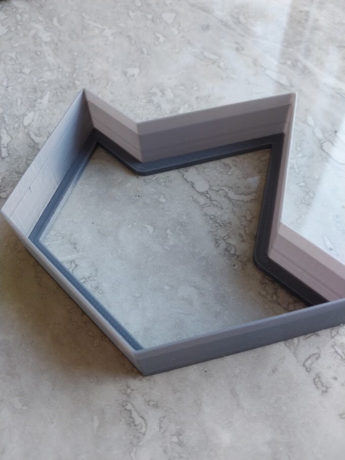 3D Printing STL File for Tesselated Leaf Tile Cutter, Pottery Cutter ...