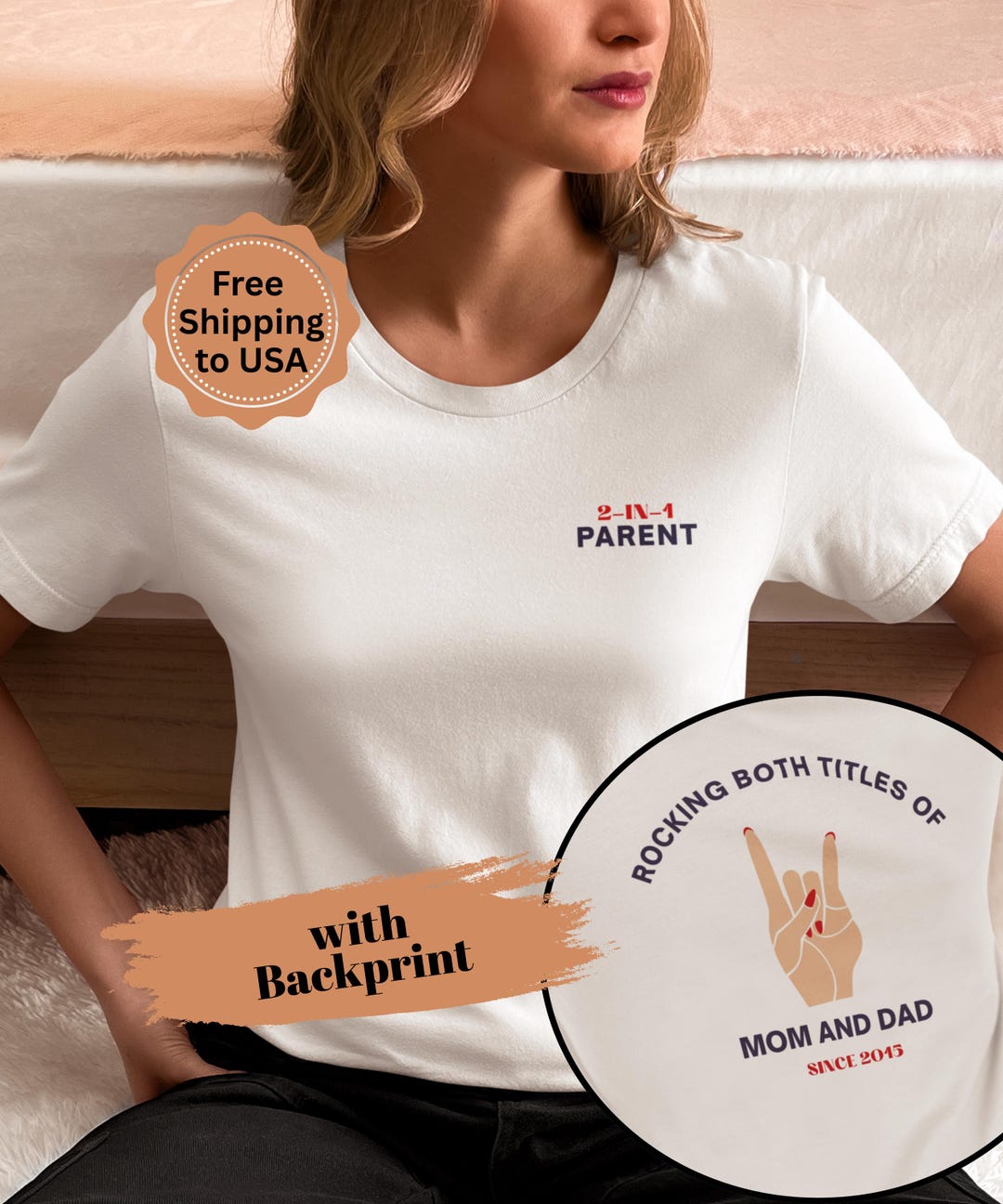 Single Mom Shirt Personalized • Custom Year Back Print Tee • Gift for ...